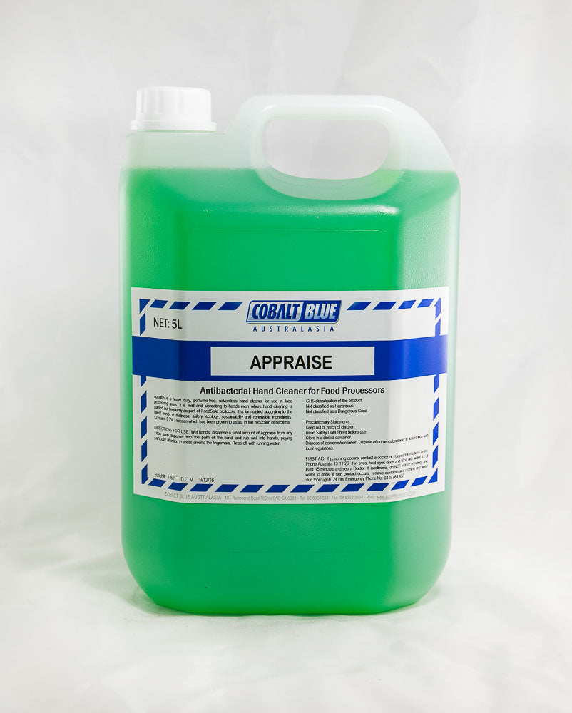 Appraise - Antibacterial Hand Cleaner for Food Processors – Cobalt Blue ...